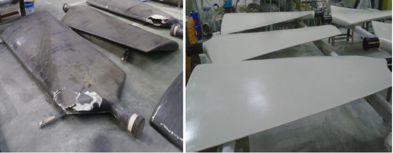 Case Study – Refurbishment of Cooling Fan Blades – Corroserve